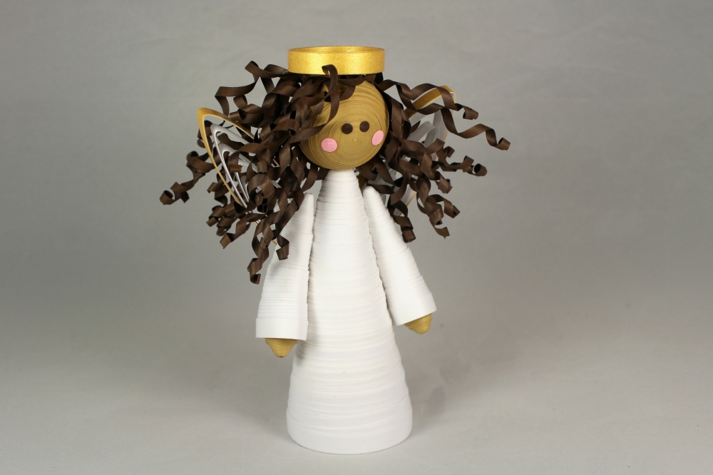 Handmade Angel Small Tree Topper Christmas Quilling | Sweethearts and ...