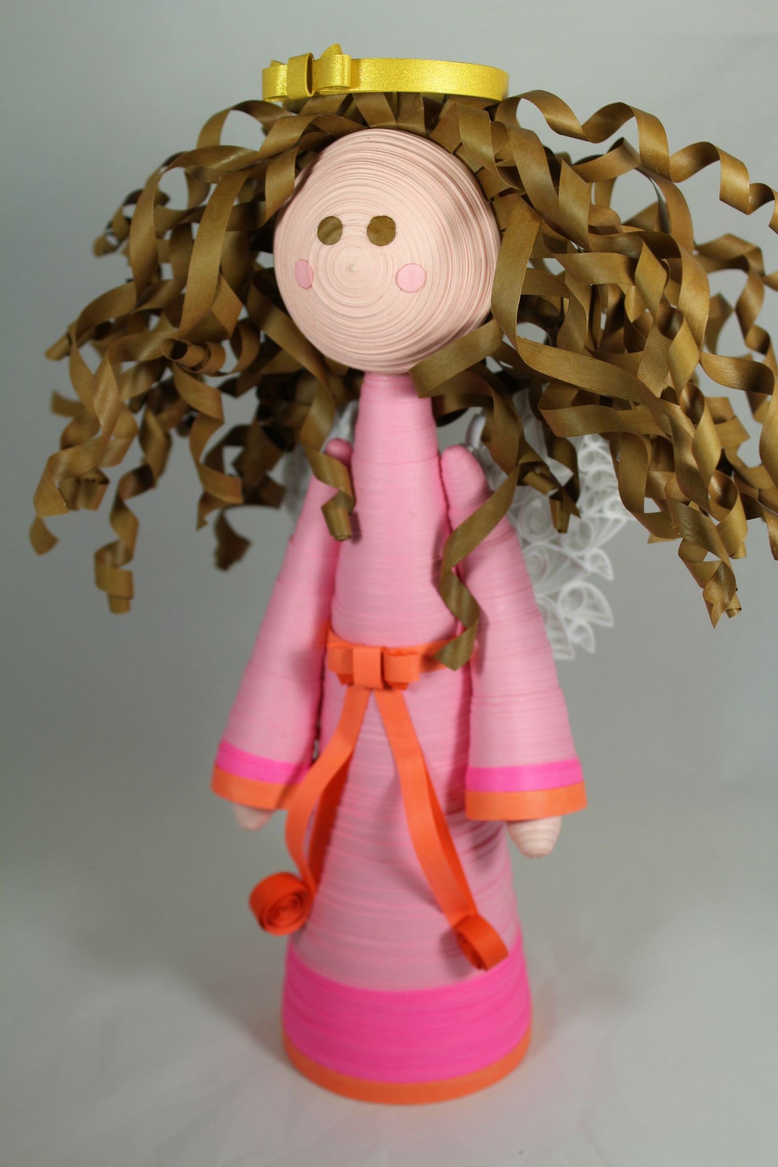 Handmade Angel Tree Topper Large Paper Quilling | Sweethearts and Crafts