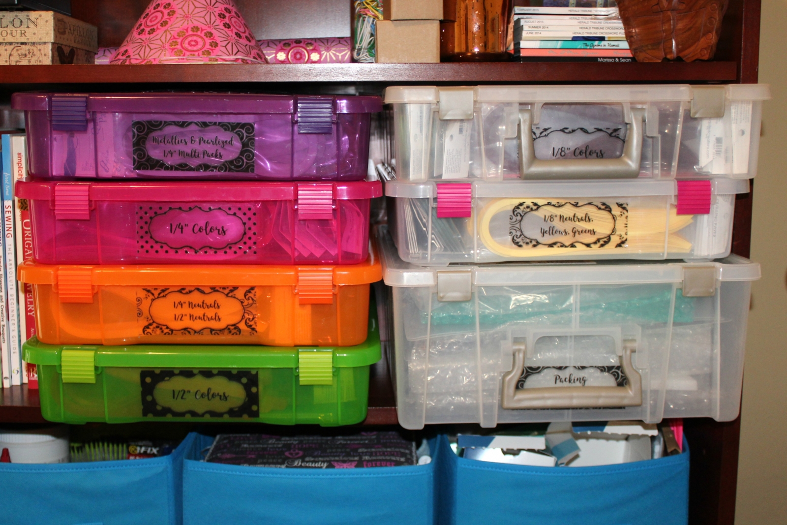 Quilling Paper Storage and Organization | Sweethearts and Crafts